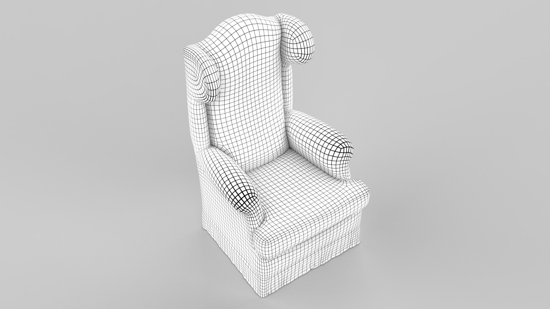 3D Model Chair Long Scan - TurboSquid 2114865