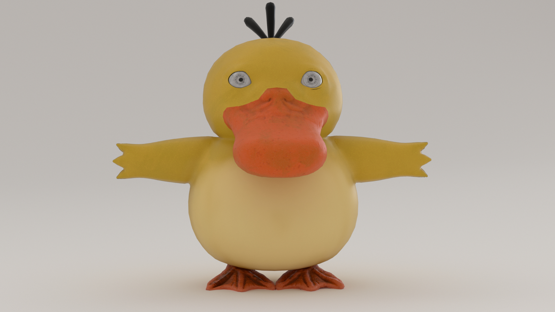 Pokemon Psyduck Model 3D - TurboSquid 1935945