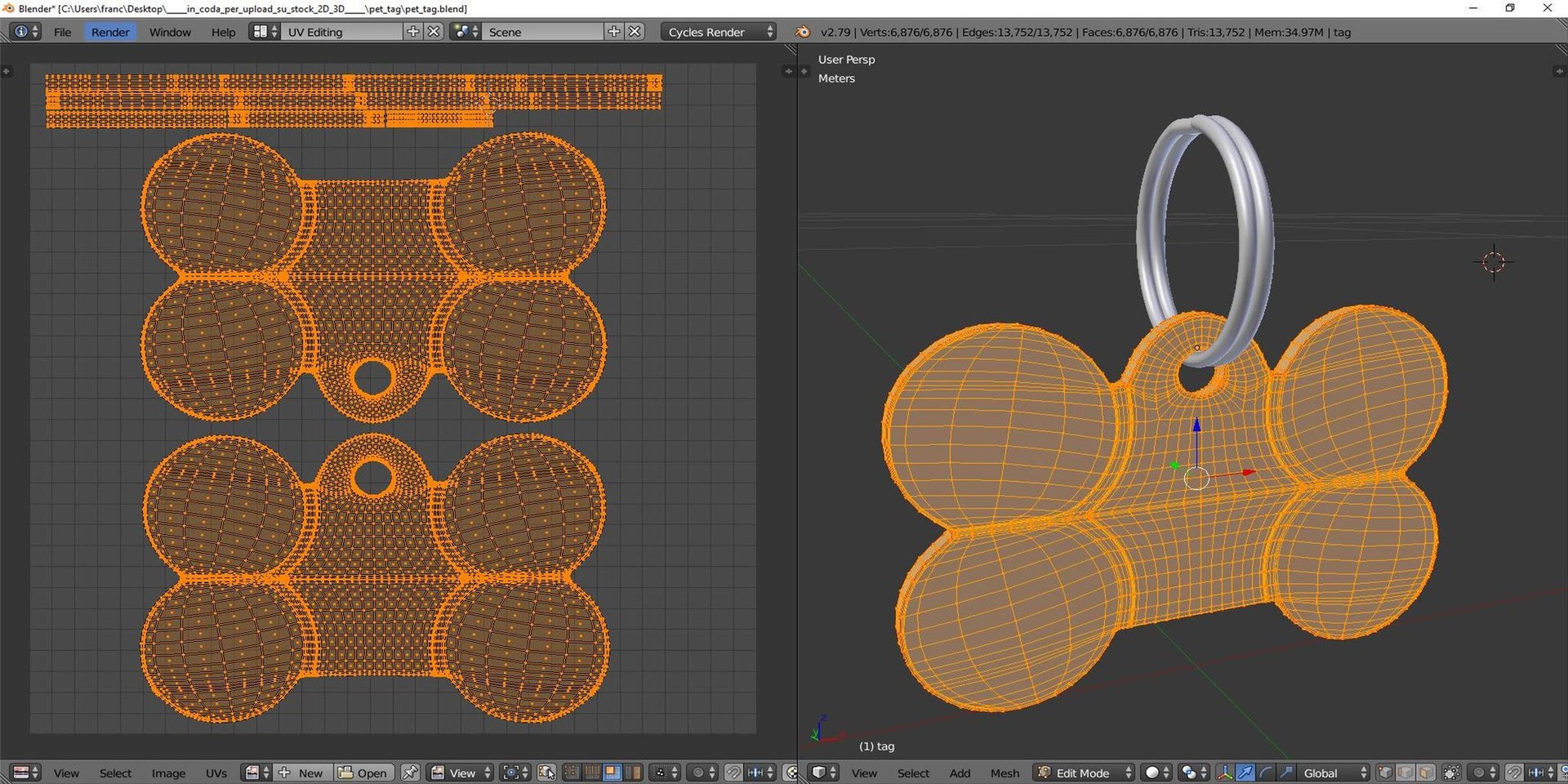 Pet Tag 3D Model - TurboSquid 1486503