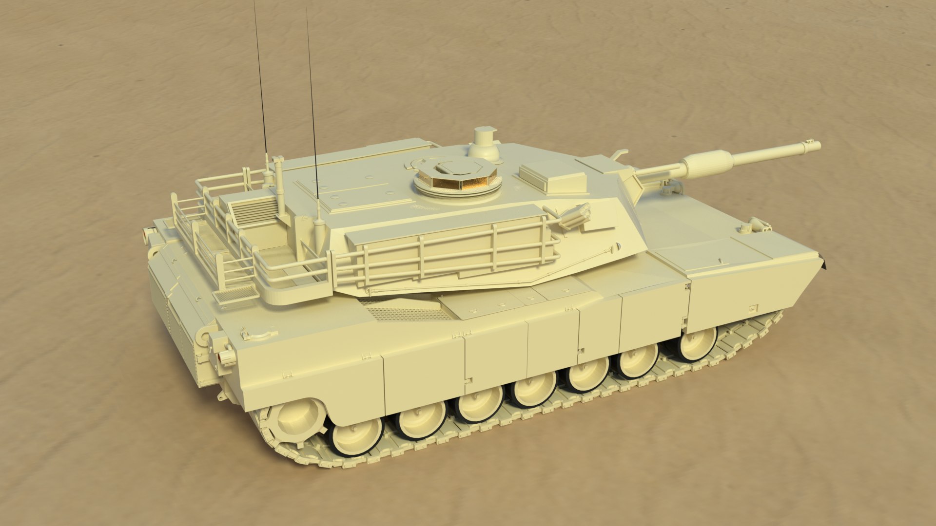 M1a2 Abrams 3D Model - TurboSquid 1258322