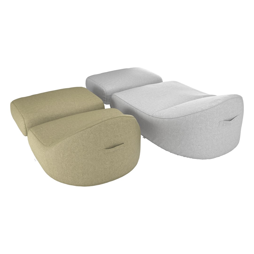 Roda Onda Garden Pouf Beanbag Daybed 3D - TurboSquid 2233689