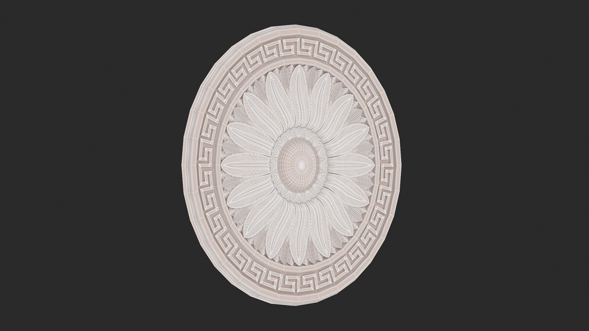 3D Classic Ceiling Medallion 13 - TurboSquid 1730562