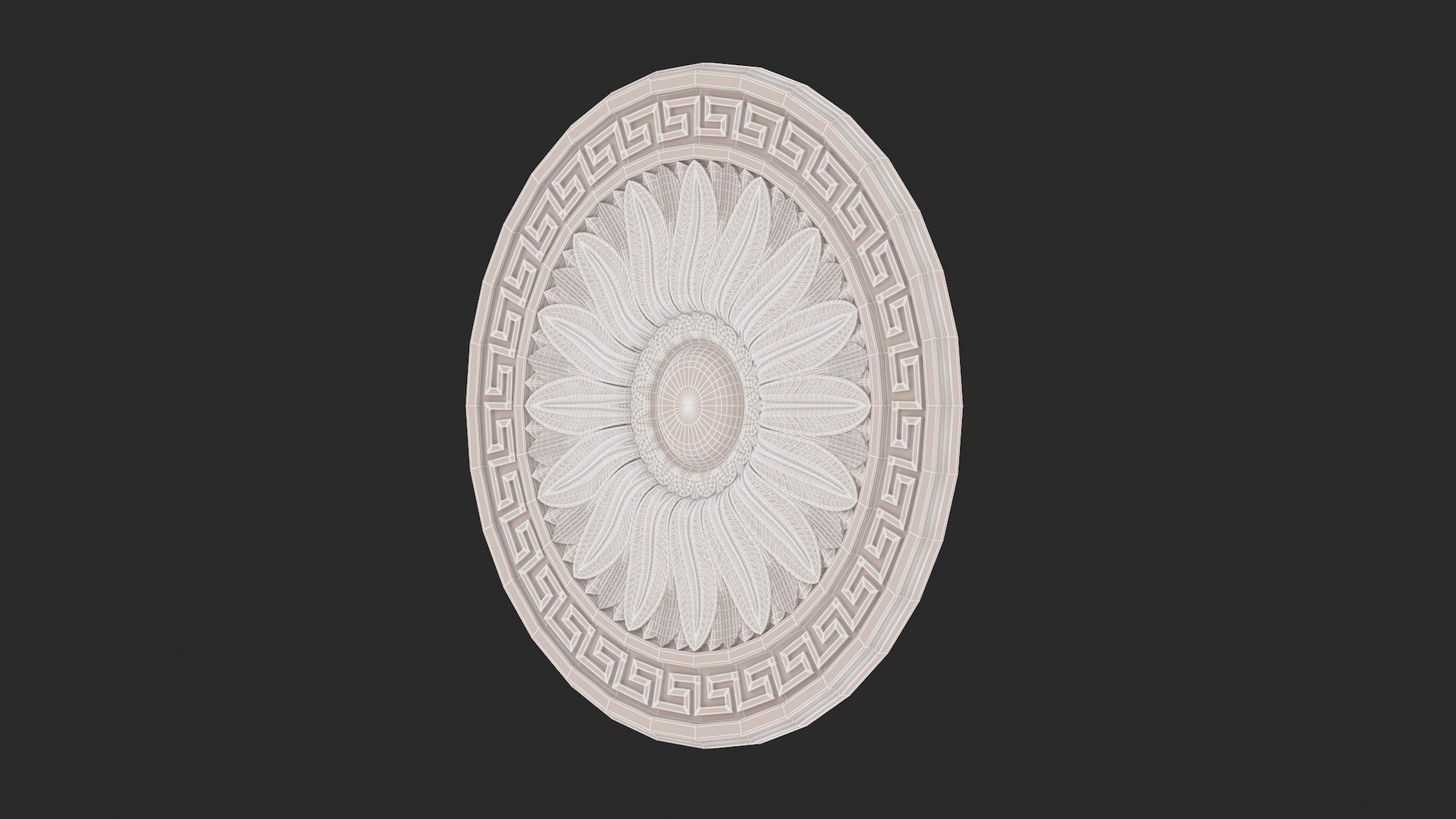 3D Classic Ceiling Medallion 13 - TurboSquid 1730562
