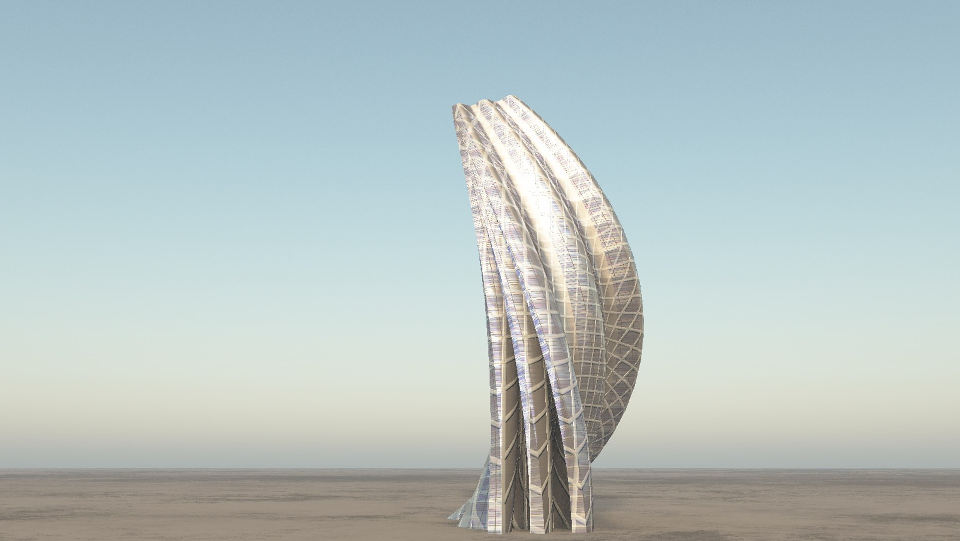 3D alien building architectural - TurboSquid 1523768