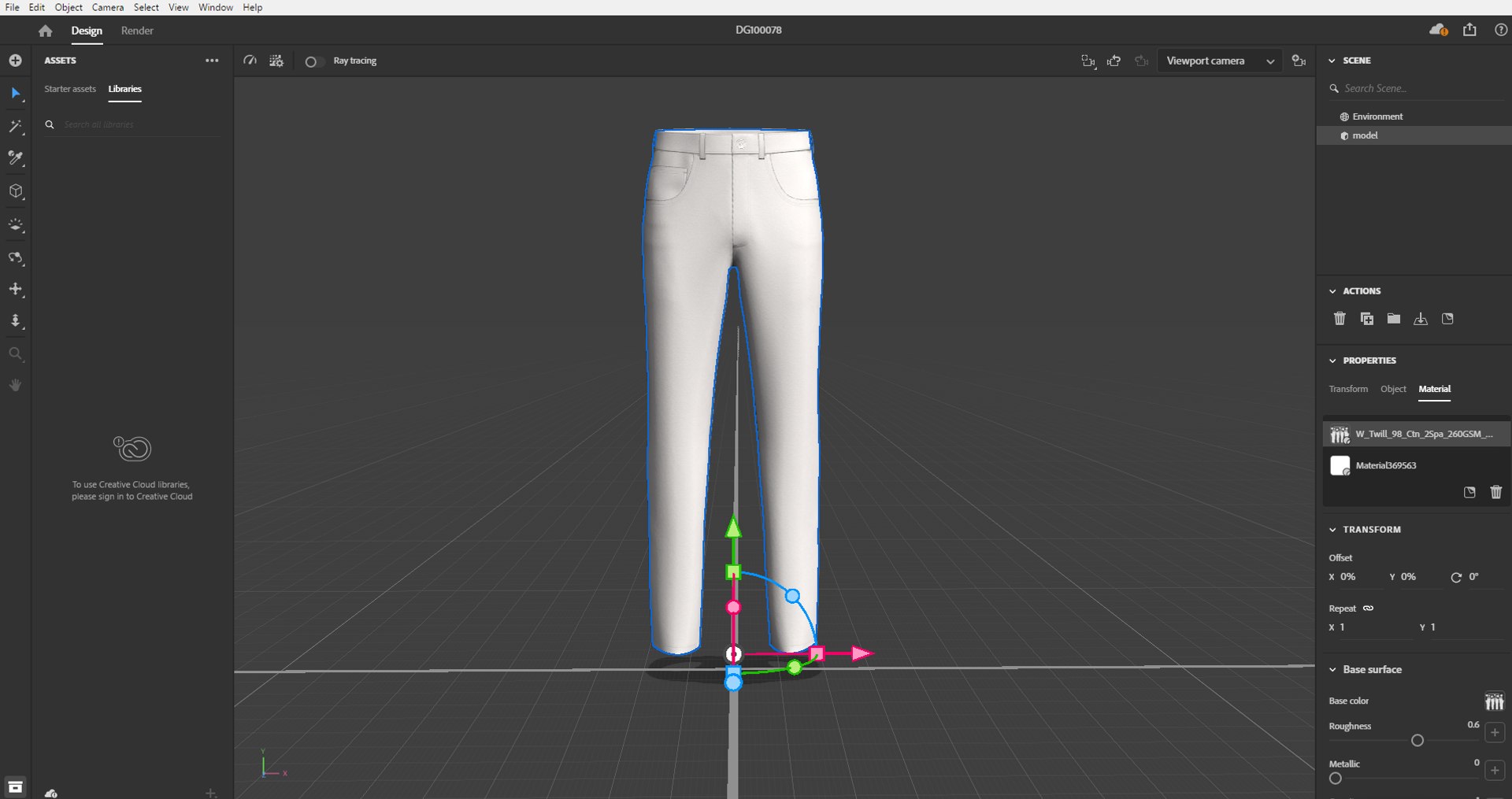 3D Solid Color Formal Pant - TurboSquid 1936488