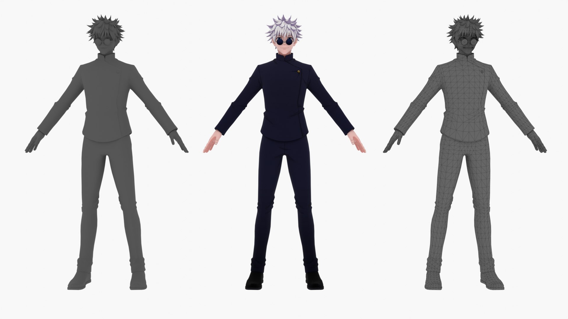 Satoru Gojo 3D - TurboSquid 2285303