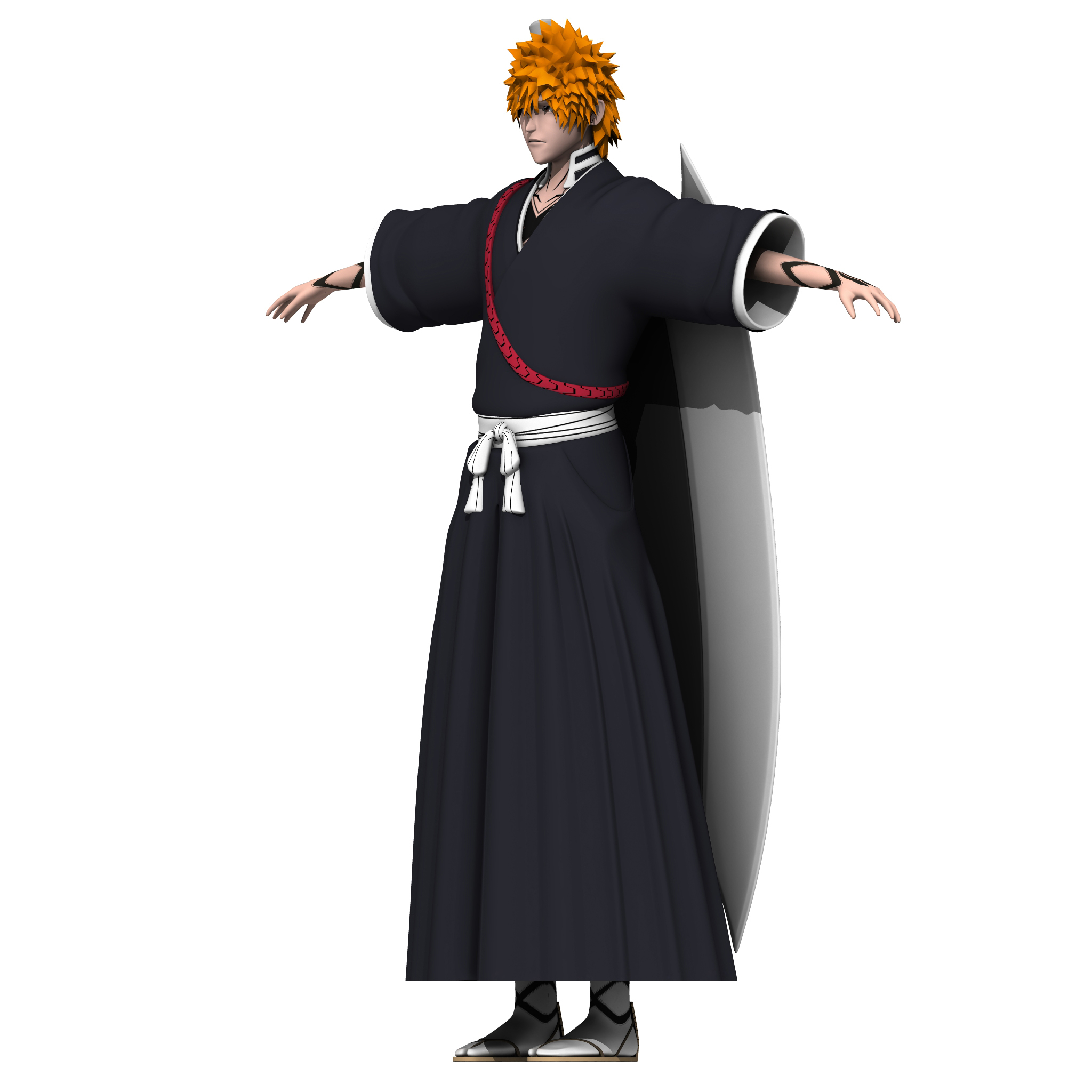 3d model ichigo bleach