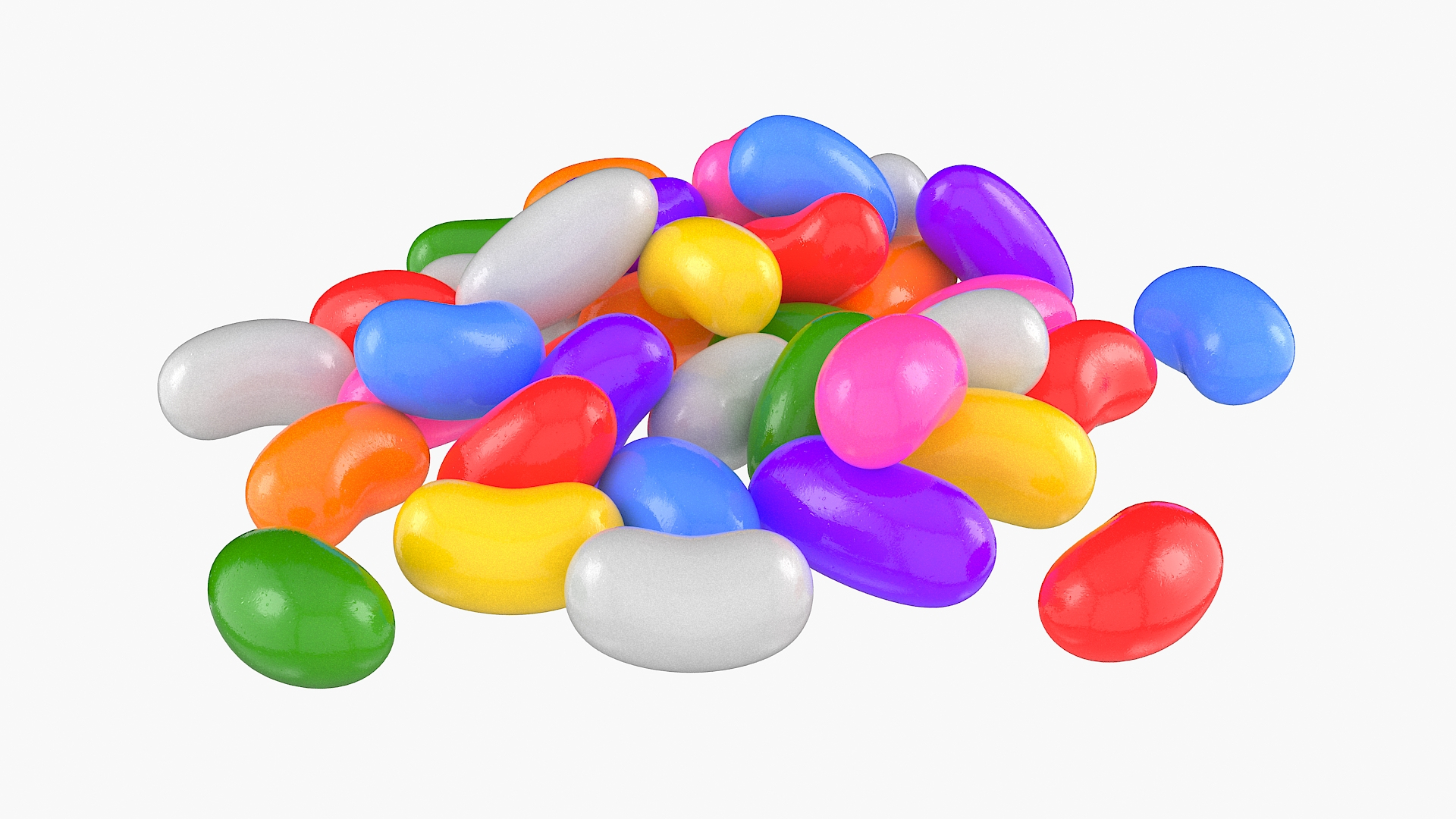 Jelly Bean 3D Model - TurboSquid 1685801