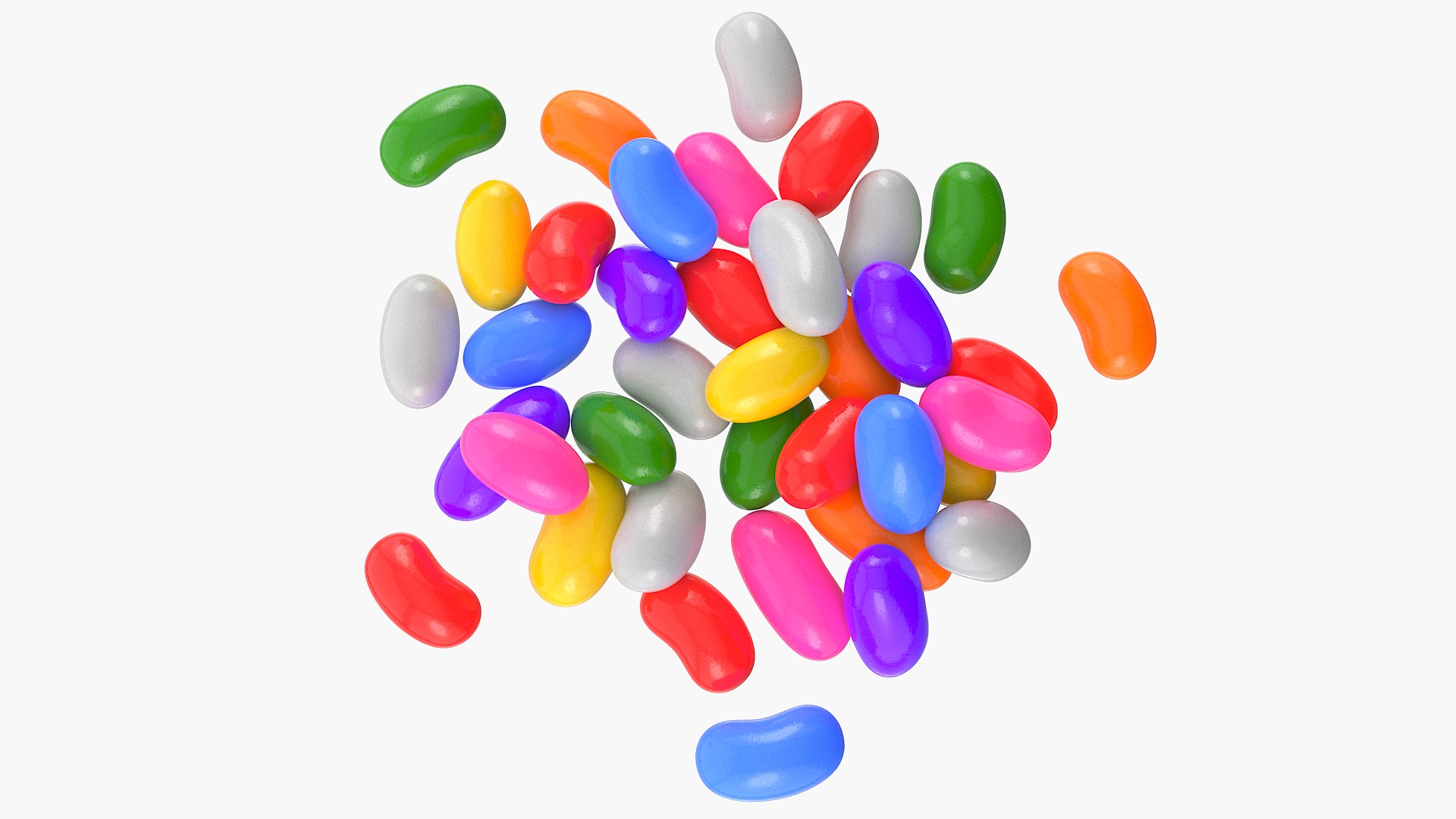 Jelly Bean 3D Model - TurboSquid 1685801