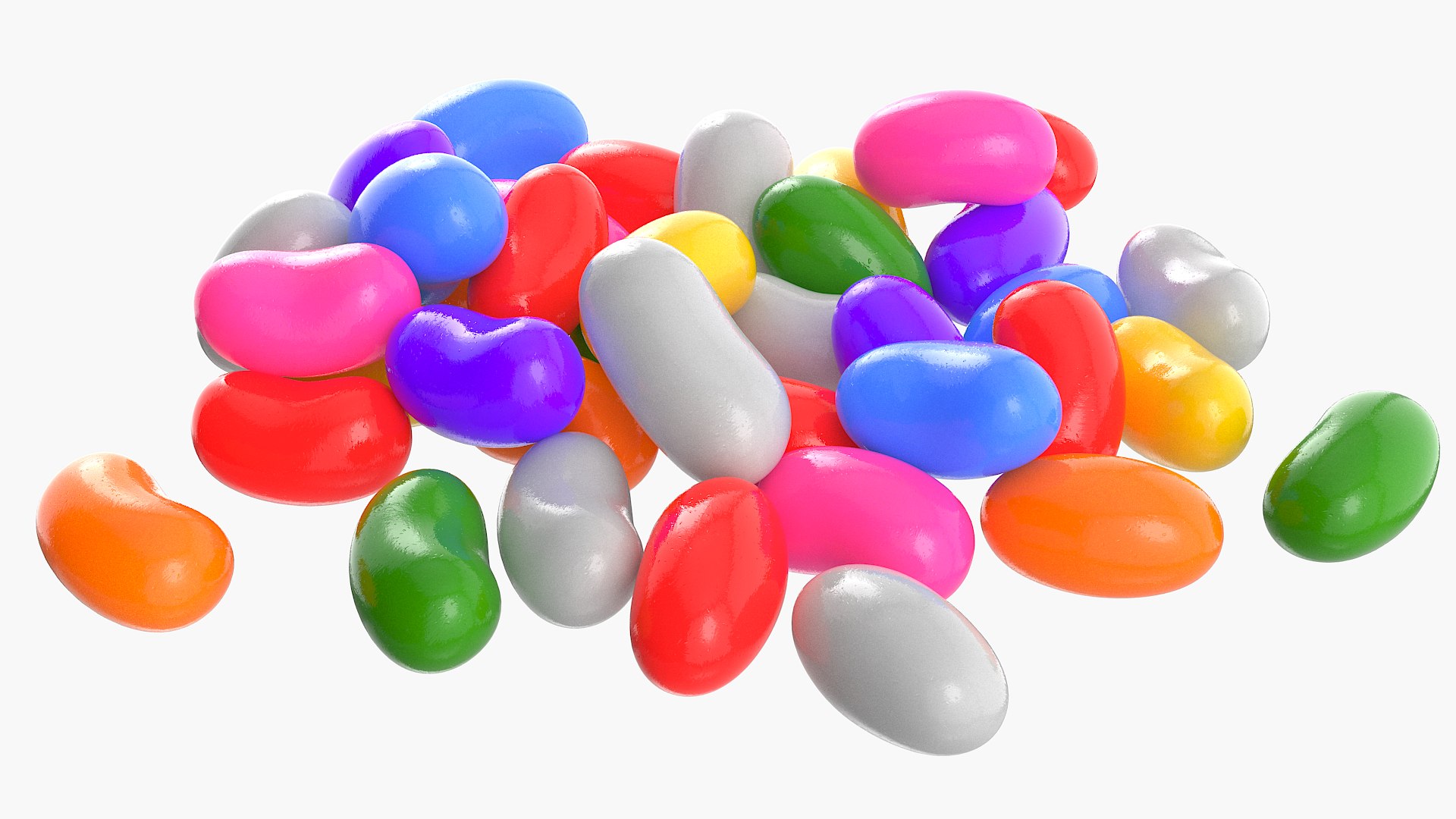 Jelly Bean 3D Model - TurboSquid 1685801