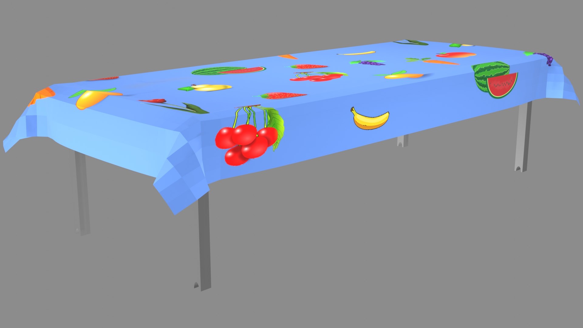 3D Tablecloth Model - TurboSquid 1765386