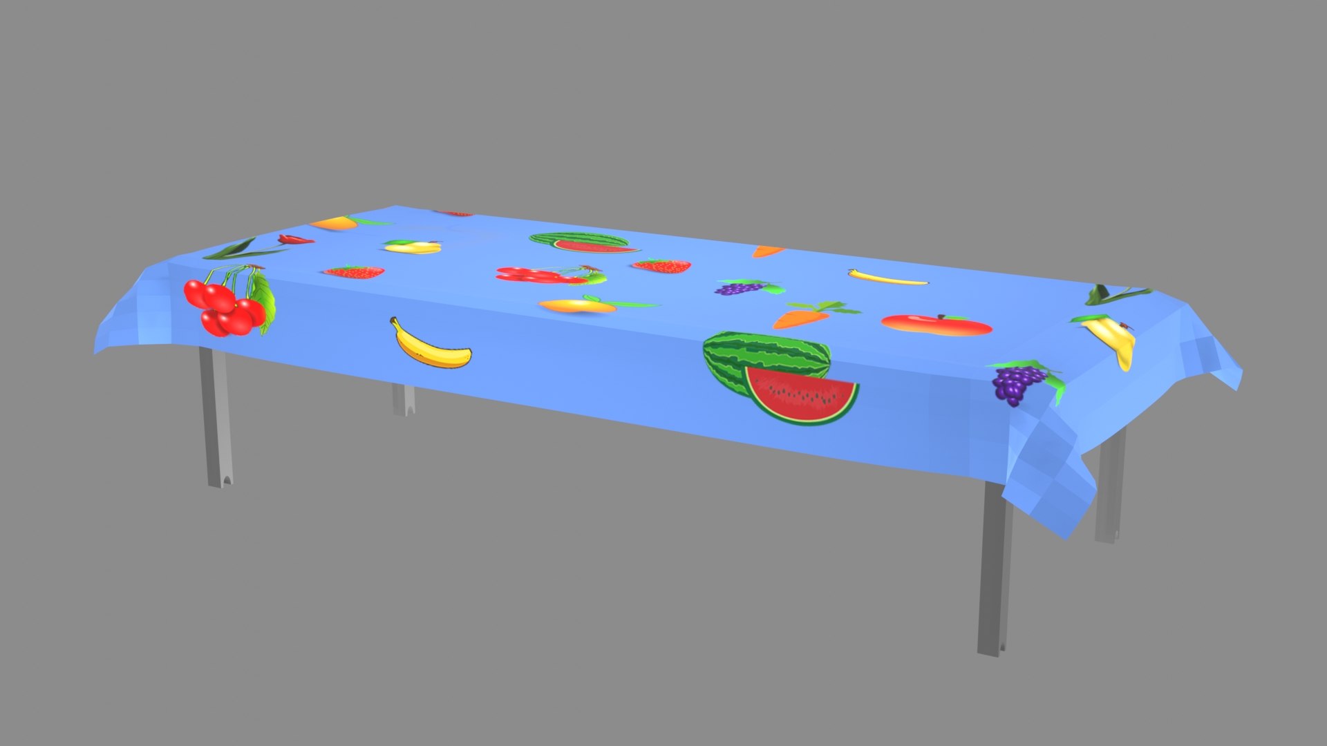 3D Tablecloth Model - TurboSquid 1765386
