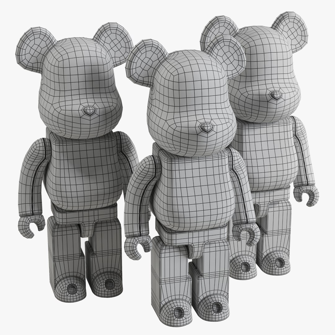 3D Bearbrick Bape ABC Camo Model - TurboSquid 1721632