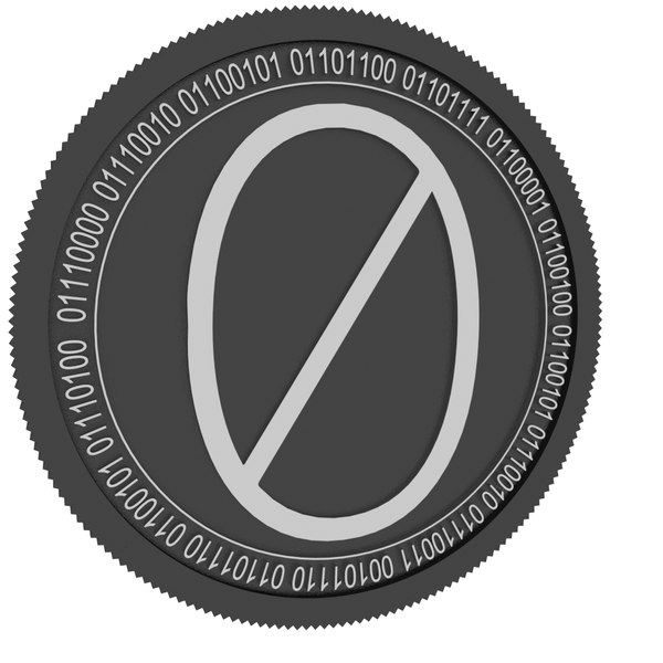 3D ochain black coin - TurboSquid 1492761