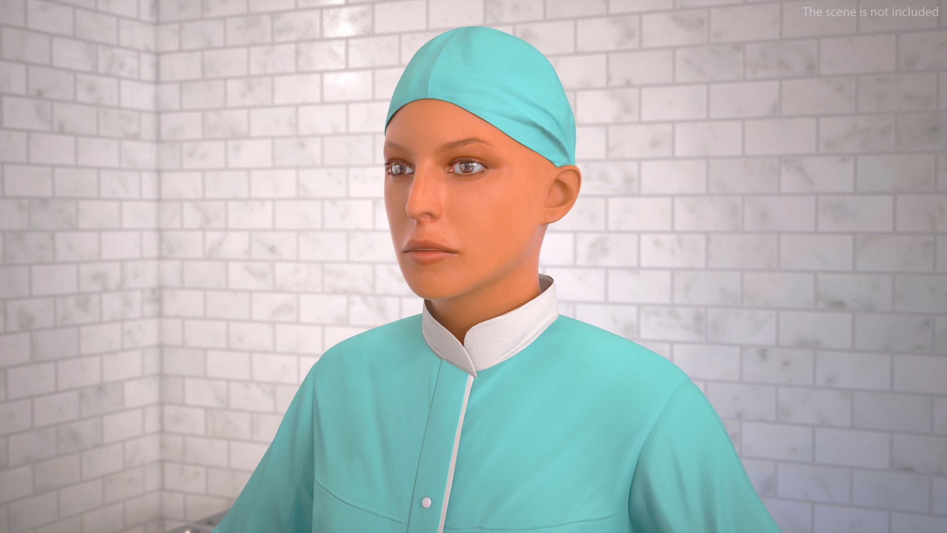 3D Female Surgeon Doctor Woman Rigged - TurboSquid 2191970