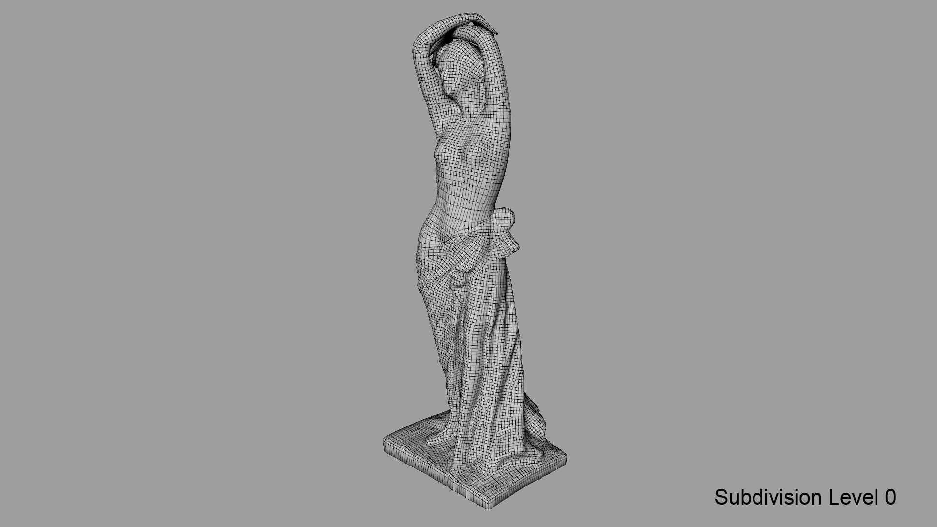 Female Statue 3D Model - TurboSquid 1228175