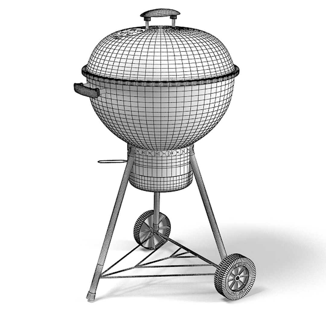 3d Weber Touch Grill