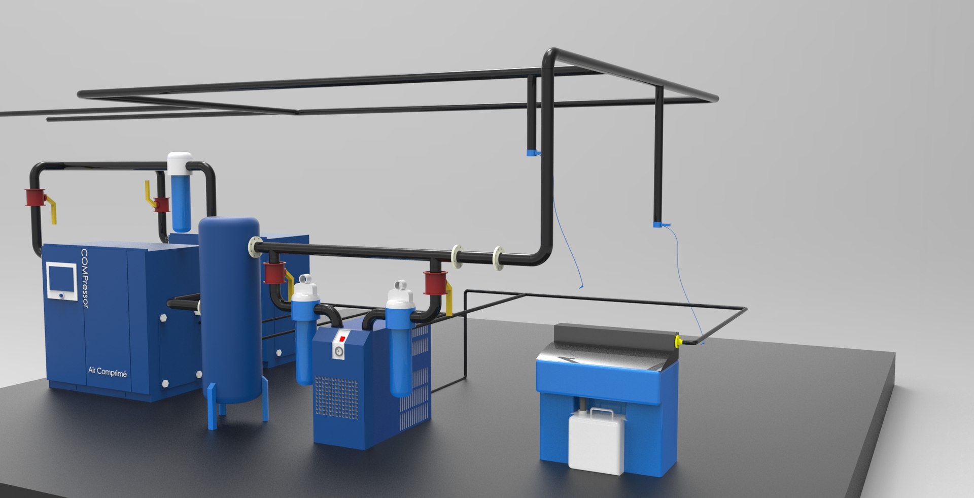 Compressor Room 3D Model - TurboSquid 1905642