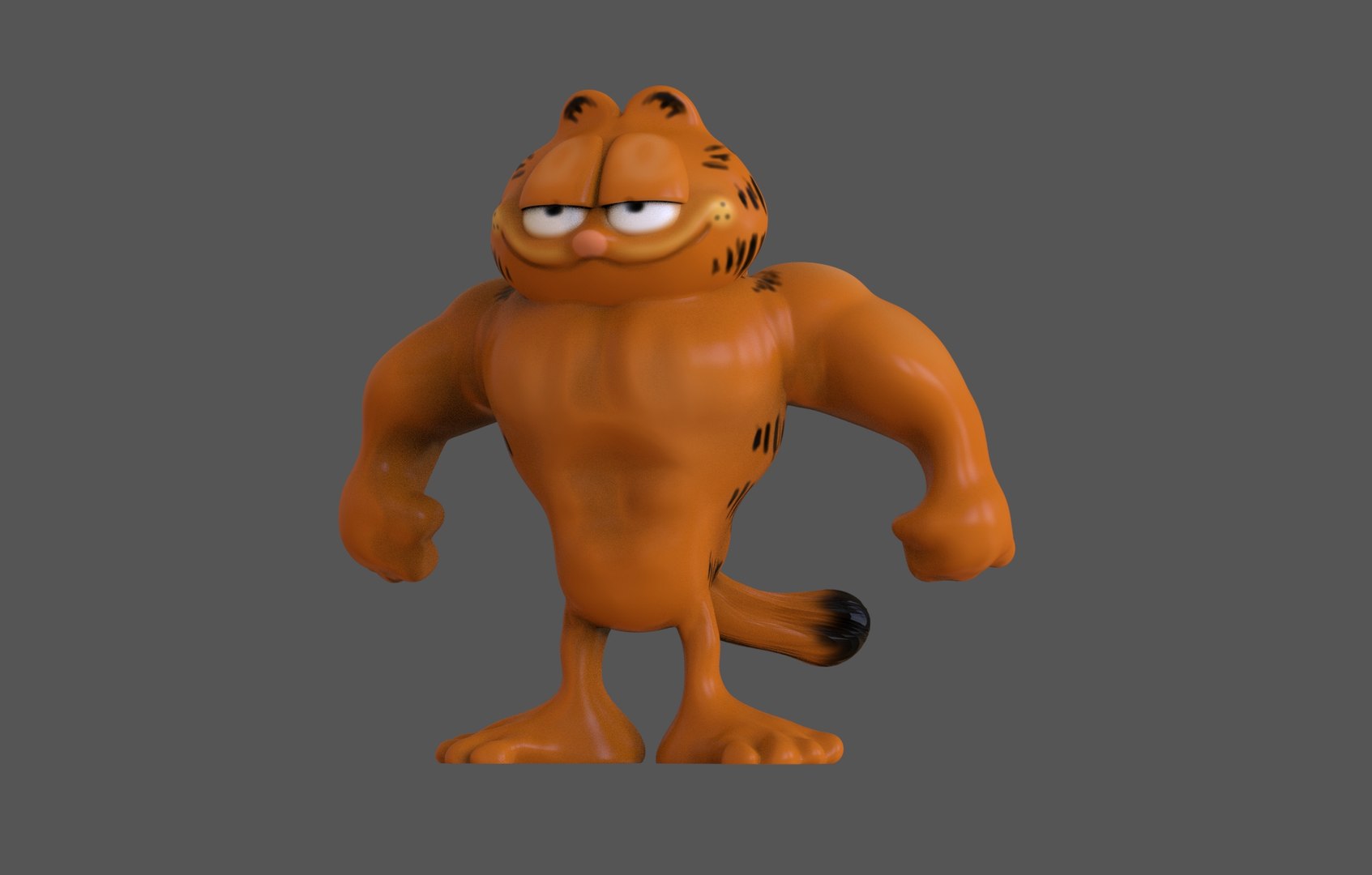 Strong Garfield 3D - TurboSquid 2283090