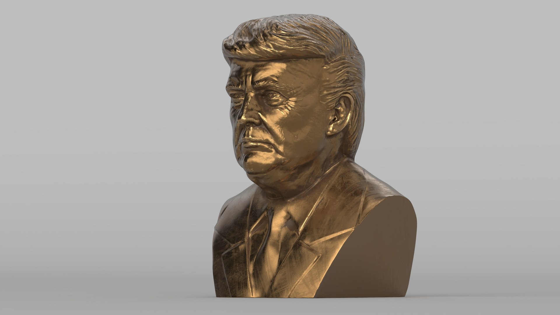 Bronze Busts Of Presidents Of The United States Collection 3D Model ...