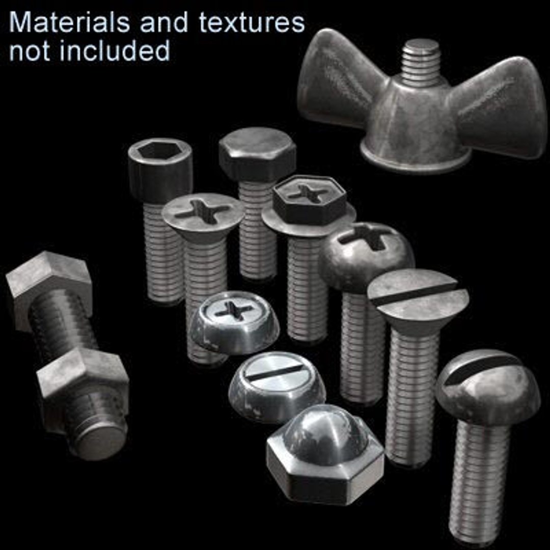 3d Screw Threads Model