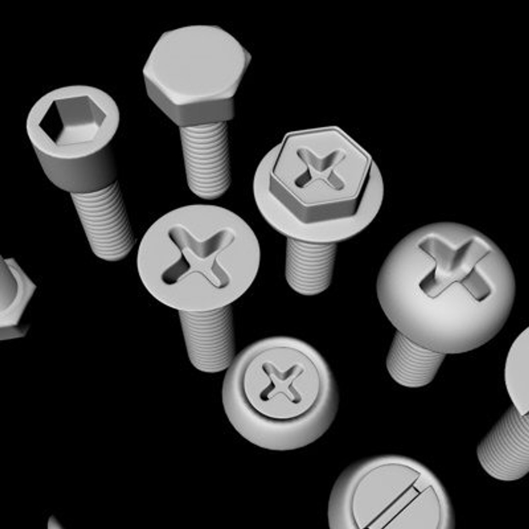 3d Screw Threads Model