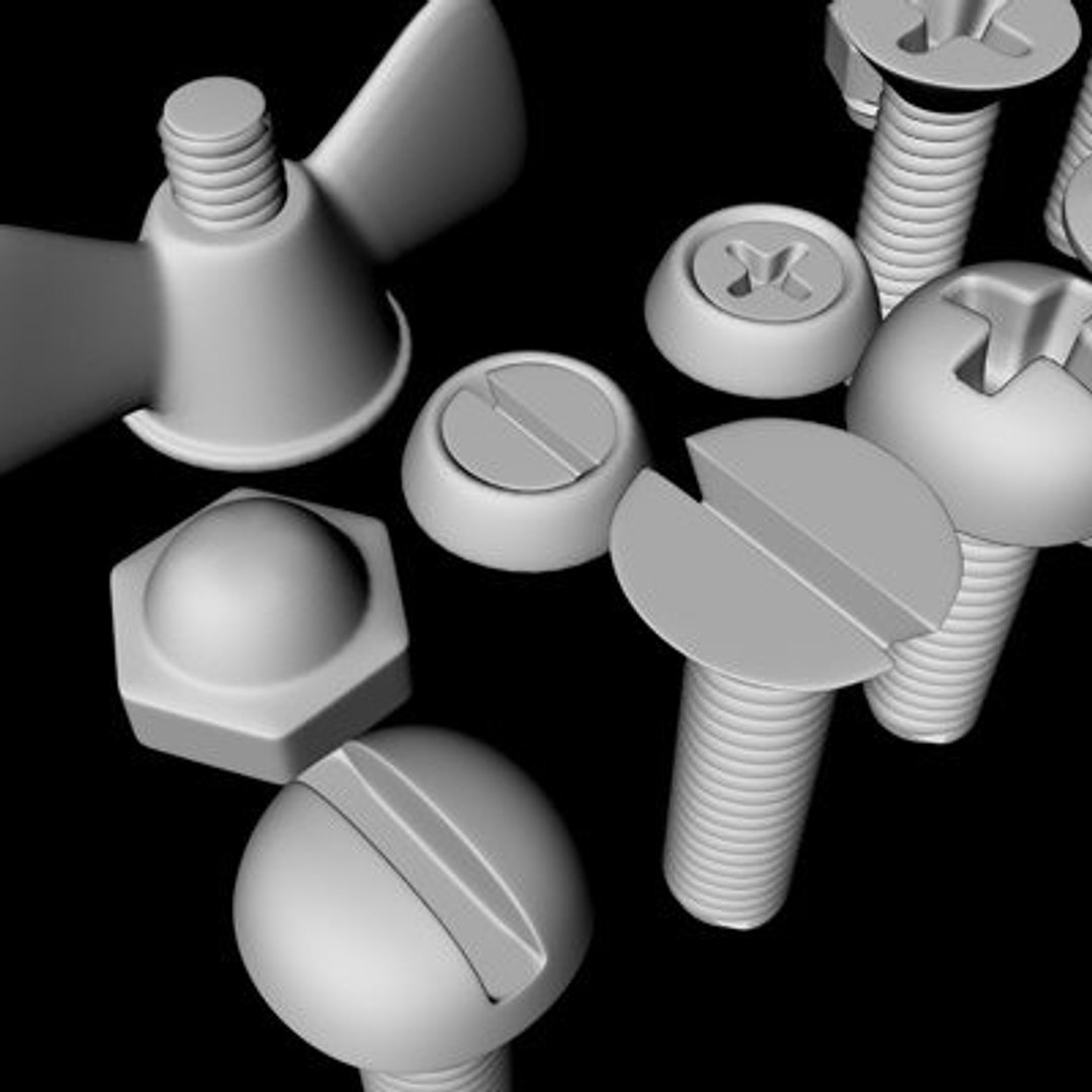 3d Screw Threads Model