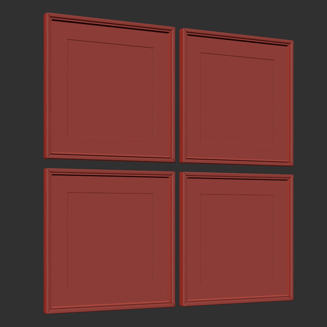 Picture Frames Set-360 Model - TurboSquid 1944450