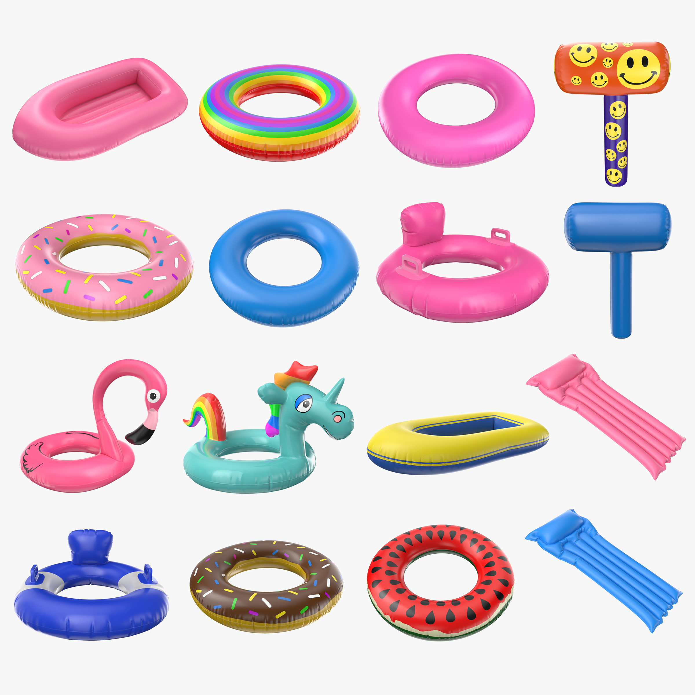 Inflatables Collection 3D model - TurboSquid 1878804