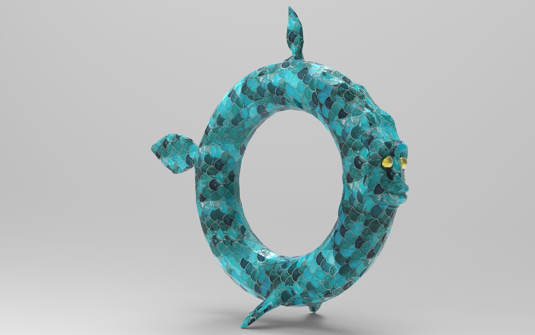 Fish Torus 3D Model - TurboSquid 1958769