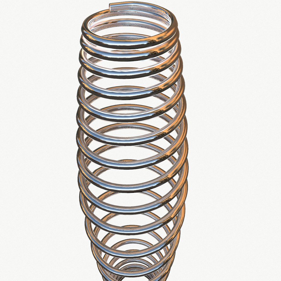 3D Metal Spiral Spring Model - TurboSquid 1410202