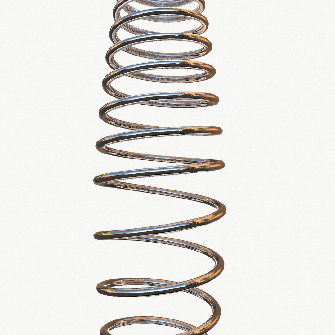 3D Metal Spiral Spring Model - TurboSquid 1410202