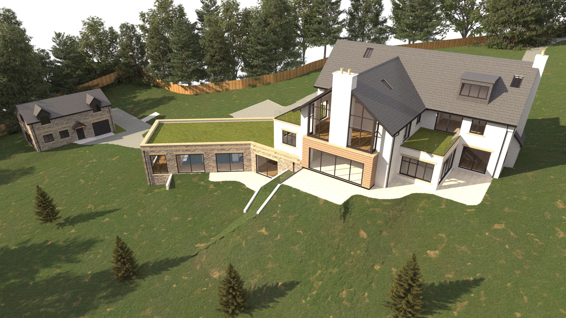 Modern House Model - TurboSquid 1610803