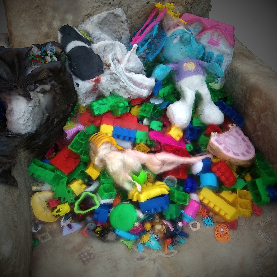 Trash Toys Armchair Model - TurboSquid 1443352