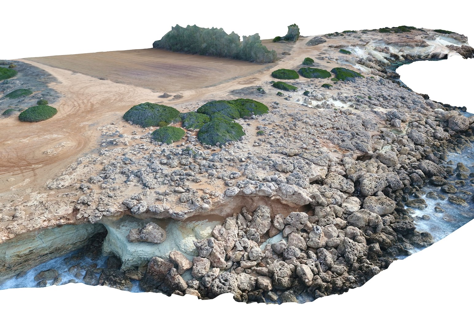 Coast Beach Scan 16K 3D Model - TurboSquid 1833191