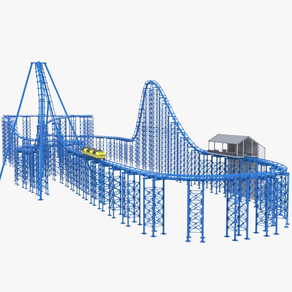 Roller Coaster Track - Blue3D模型 - TurboSquid 1922556