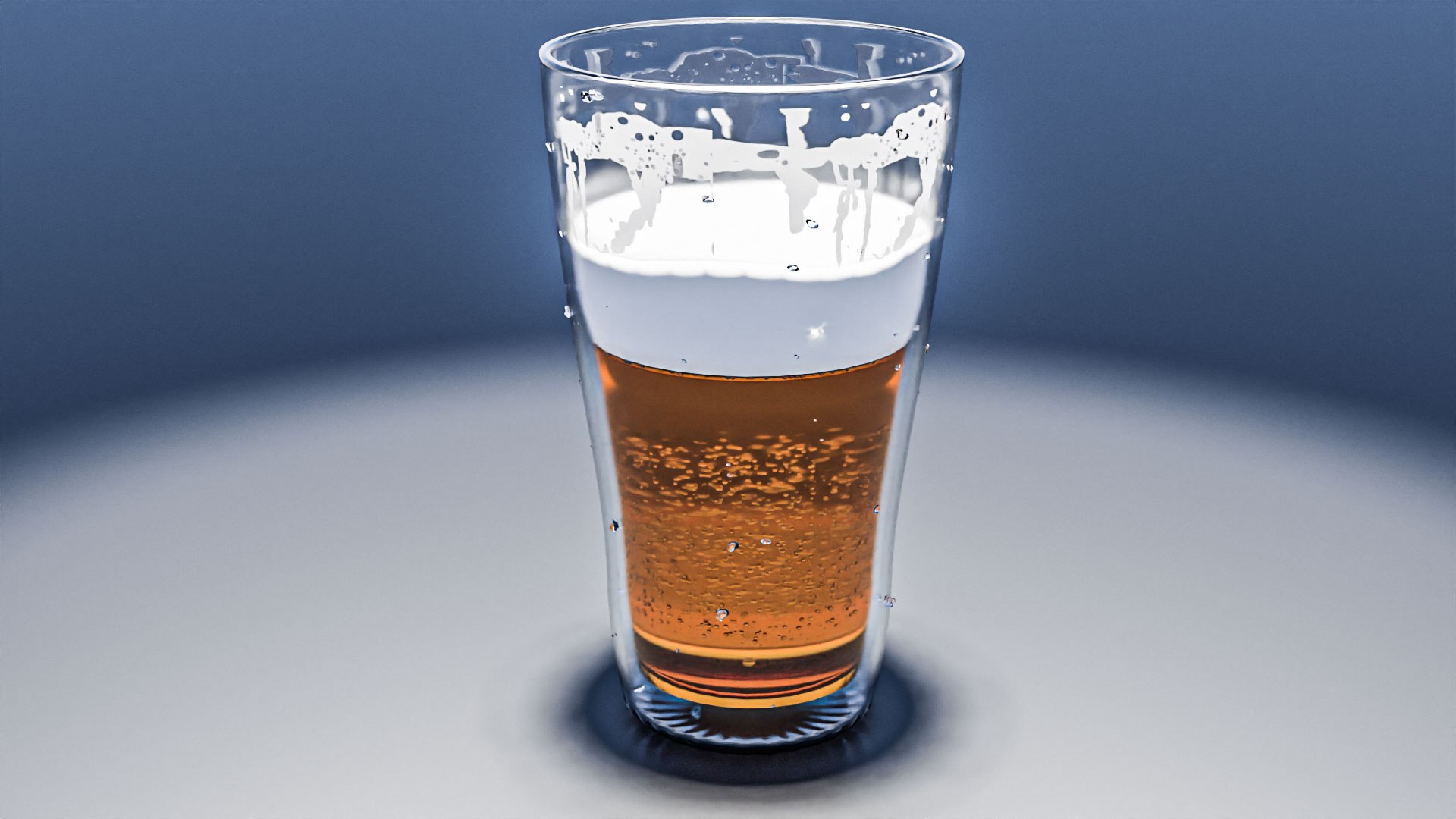 3D Glass Of Beer Model - TurboSquid 1946991