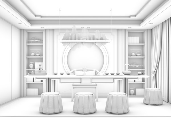 3D model Modern study - TurboSquid 1763095