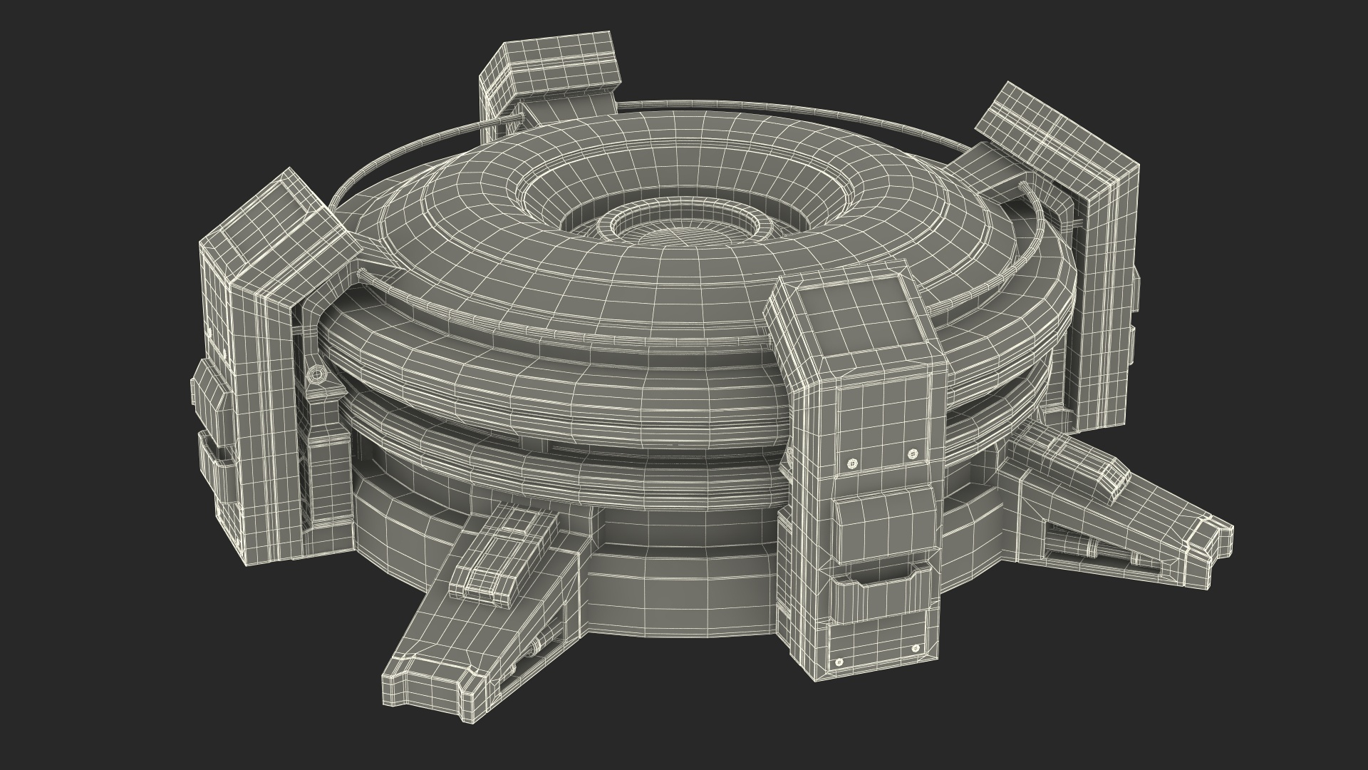 Futuristic Control Panel 3D Model - TurboSquid 2292221