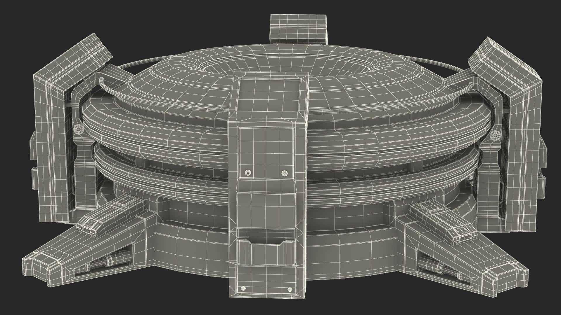 Futuristic Control Panel 3D Model - TurboSquid 2292221