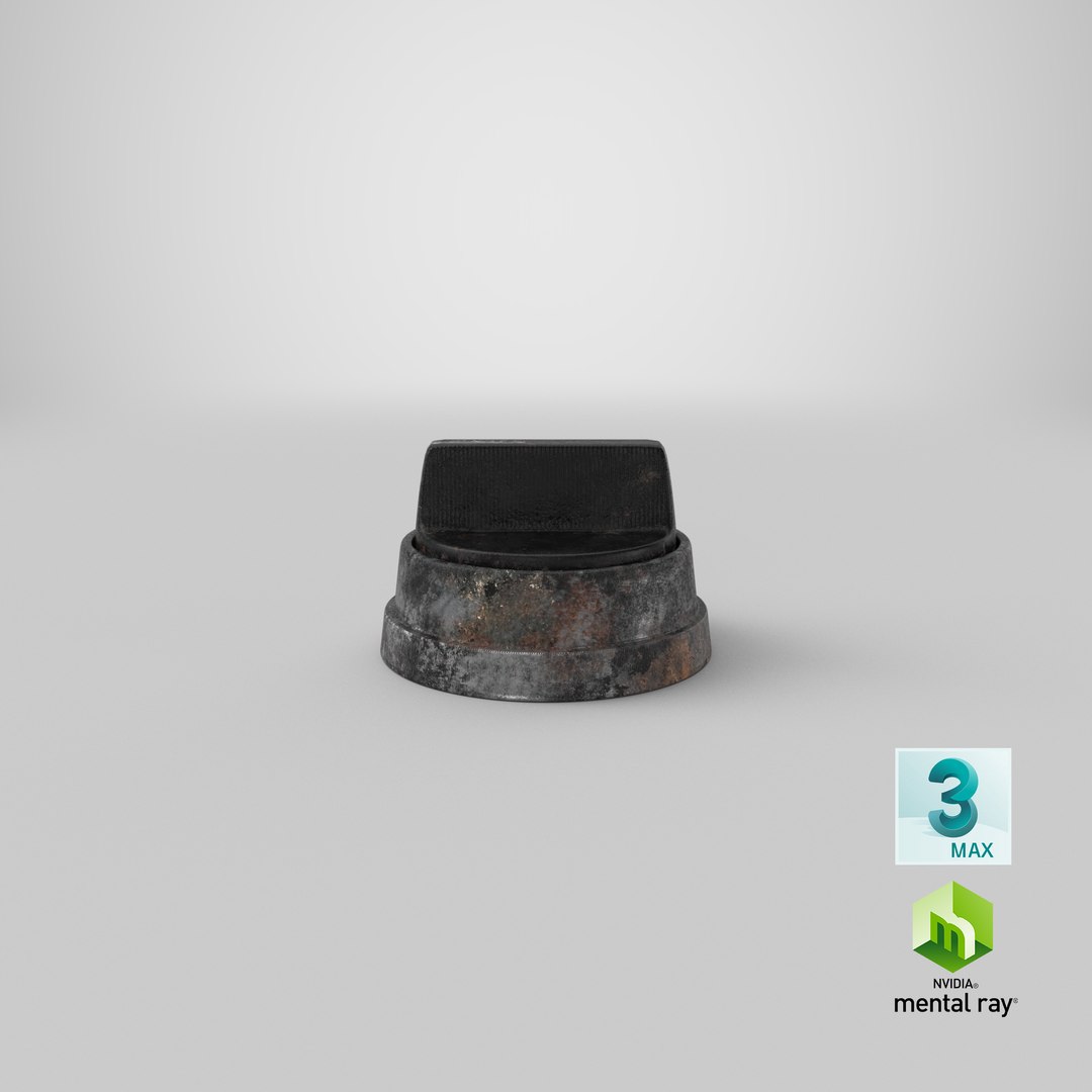 3D Button-3-dirty - TurboSquid 1229381