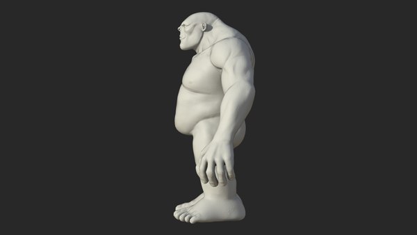Character troll body base 3D model - TurboSquid 1495232