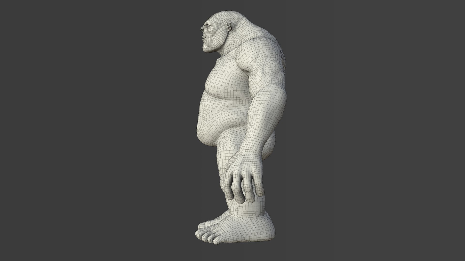 Character troll body base 3D model - TurboSquid 1495232