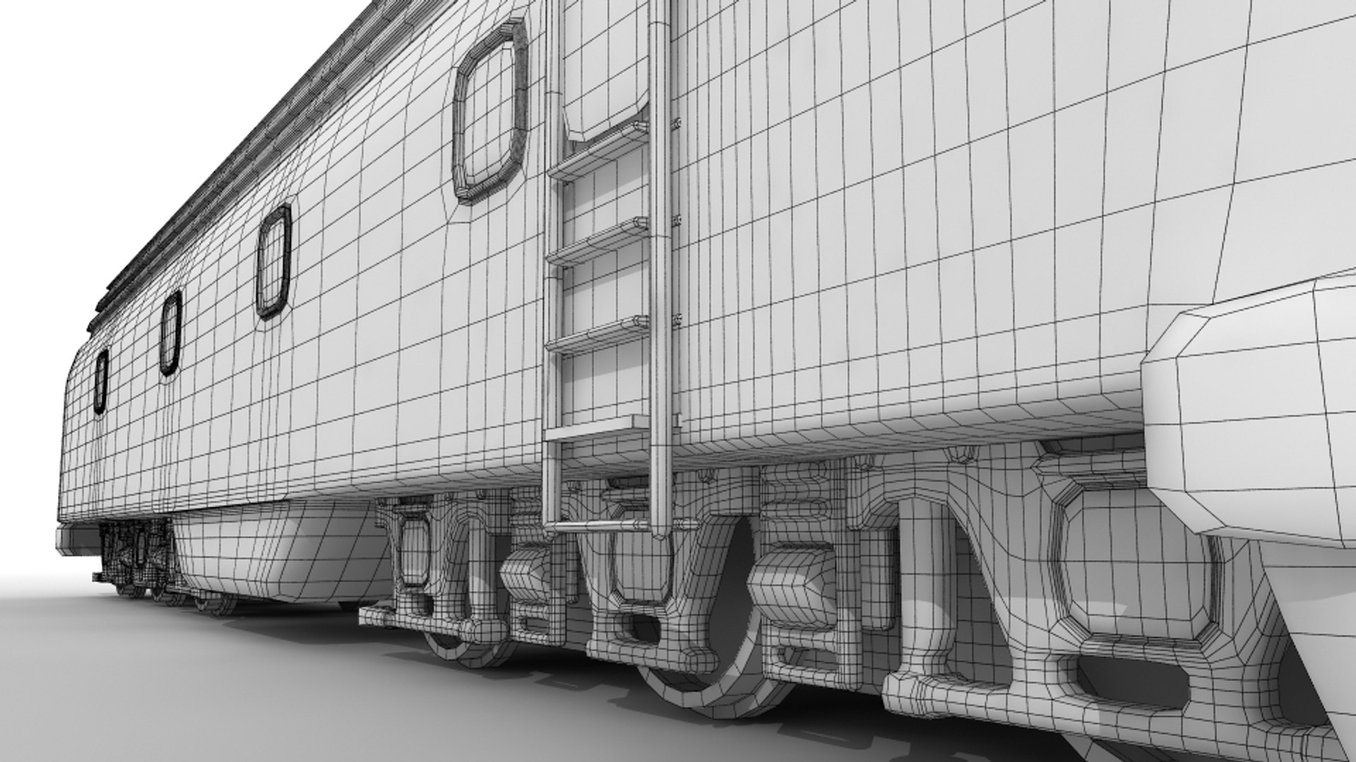 3d Model Locomotive Train Engine