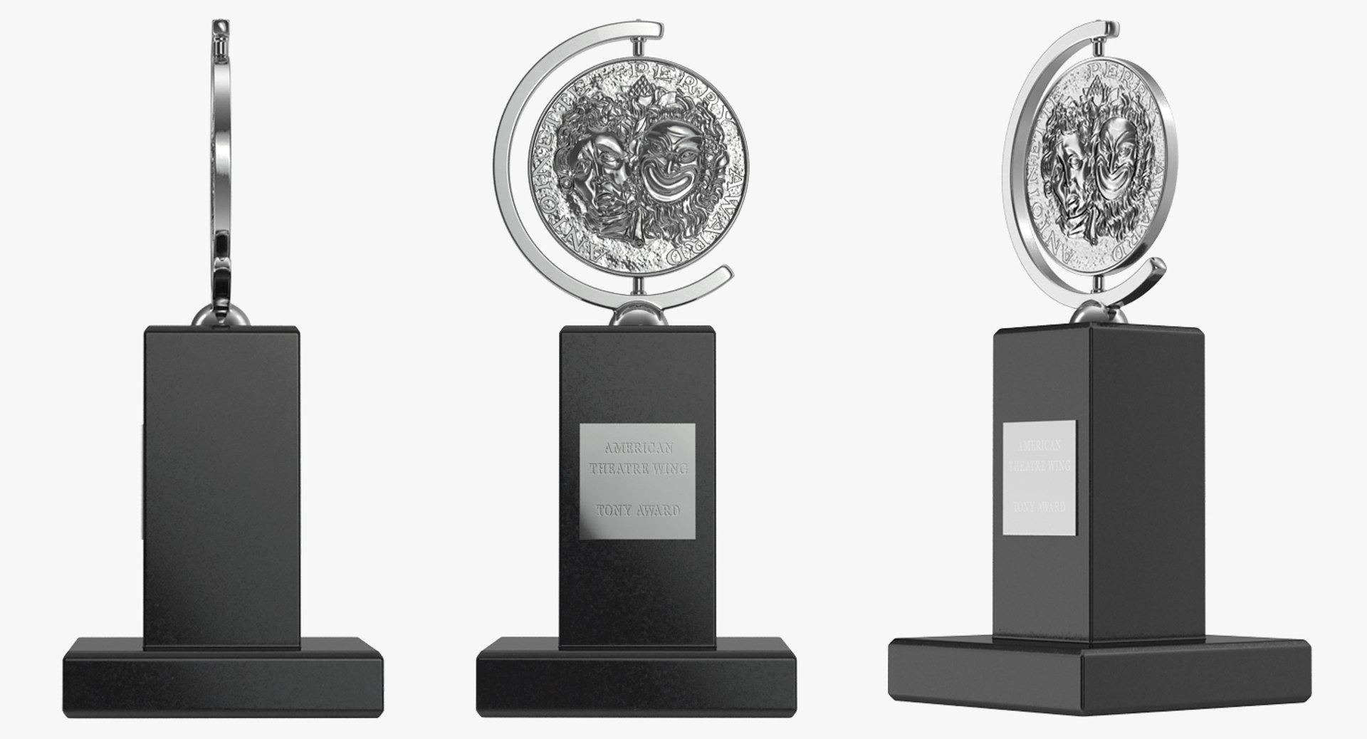 3d Model Tony Award Excellence Theatre