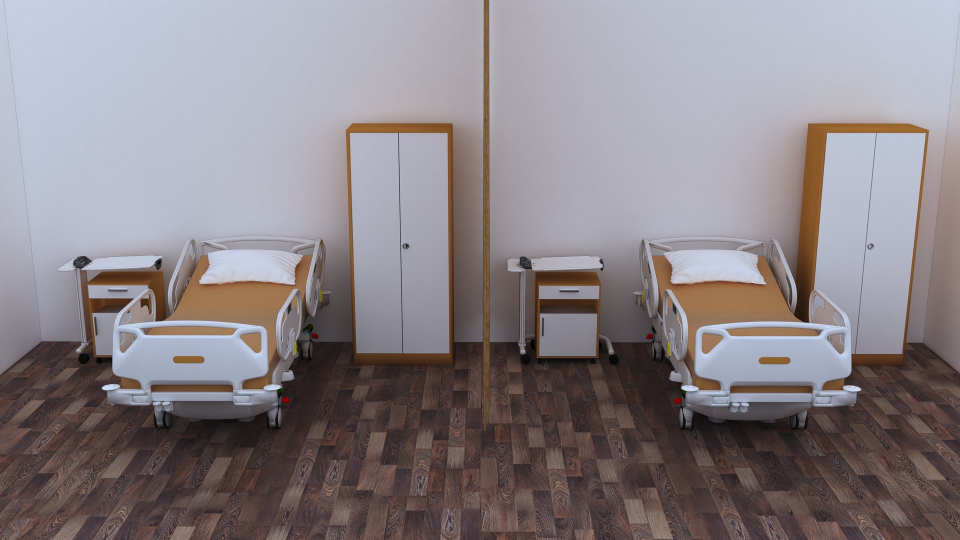 3D Hospital Ward 6 - TurboSquid 2138281