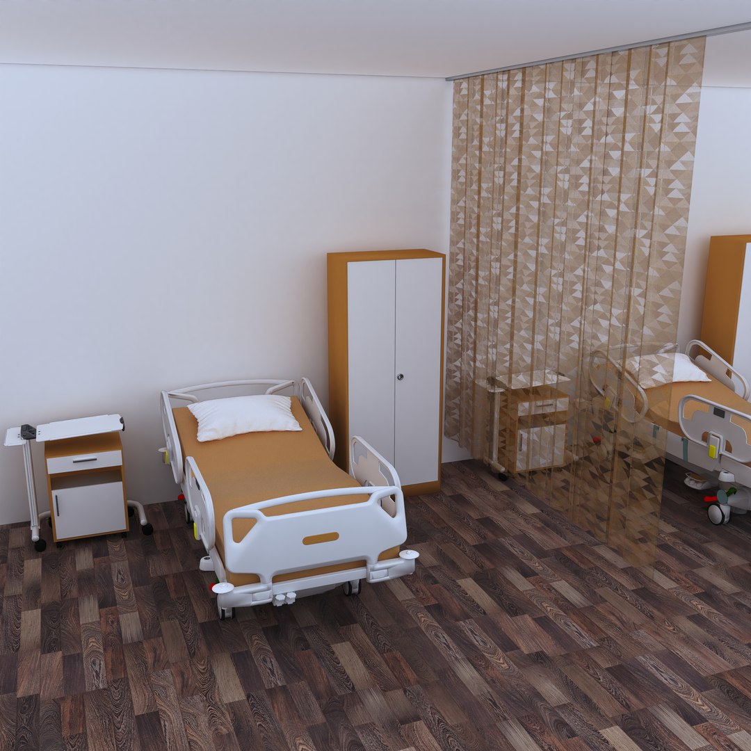 3D Hospital Ward 6 - TurboSquid 2138281