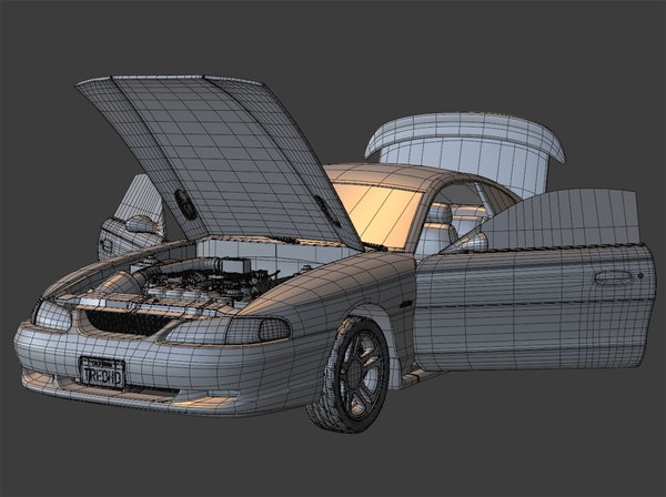 1998 Ford Mustang GT 3D model - TurboSquid 1812368