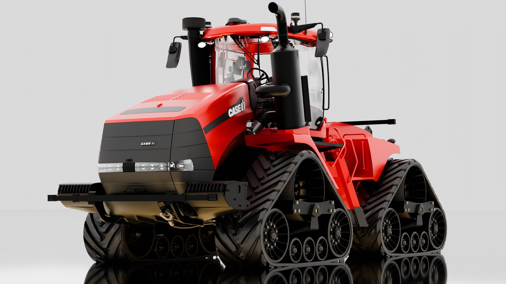 Case IH Quadtrac Tractor Ultra High Detail Fully Textured Premium 3D ...