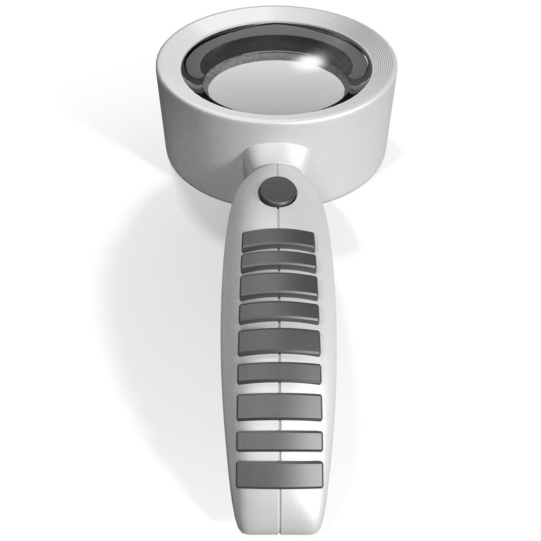 3d Hand Held Magnifier Lamp Model